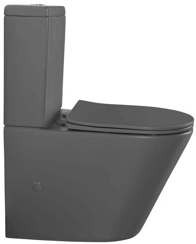 Sapho Sapho, DARIO RIMLESS WC kombi mísa s nádržkou, spodní/zadní odpad, bílá, PC1012WRGR