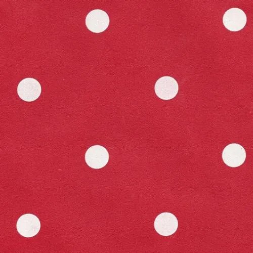 Samolepicí tapeta Červená s puntíky 15-6325