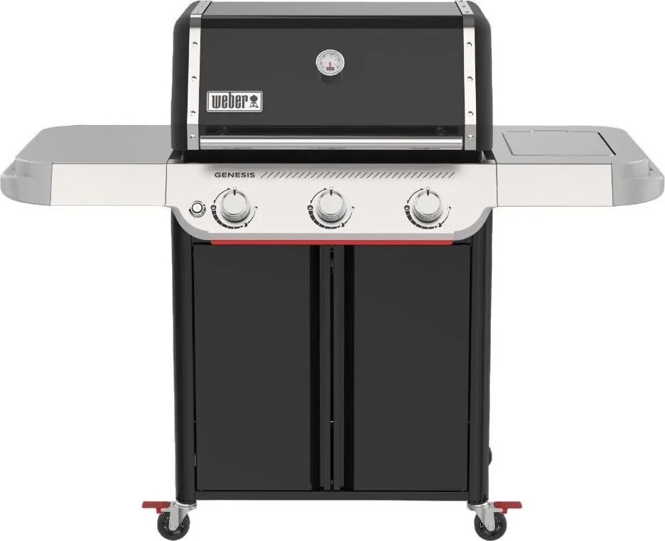Weber Genesis Plynový gril E-315 W, 3 hořáky, grilovací plocha:  68 × 48 cm, 11,4 kW