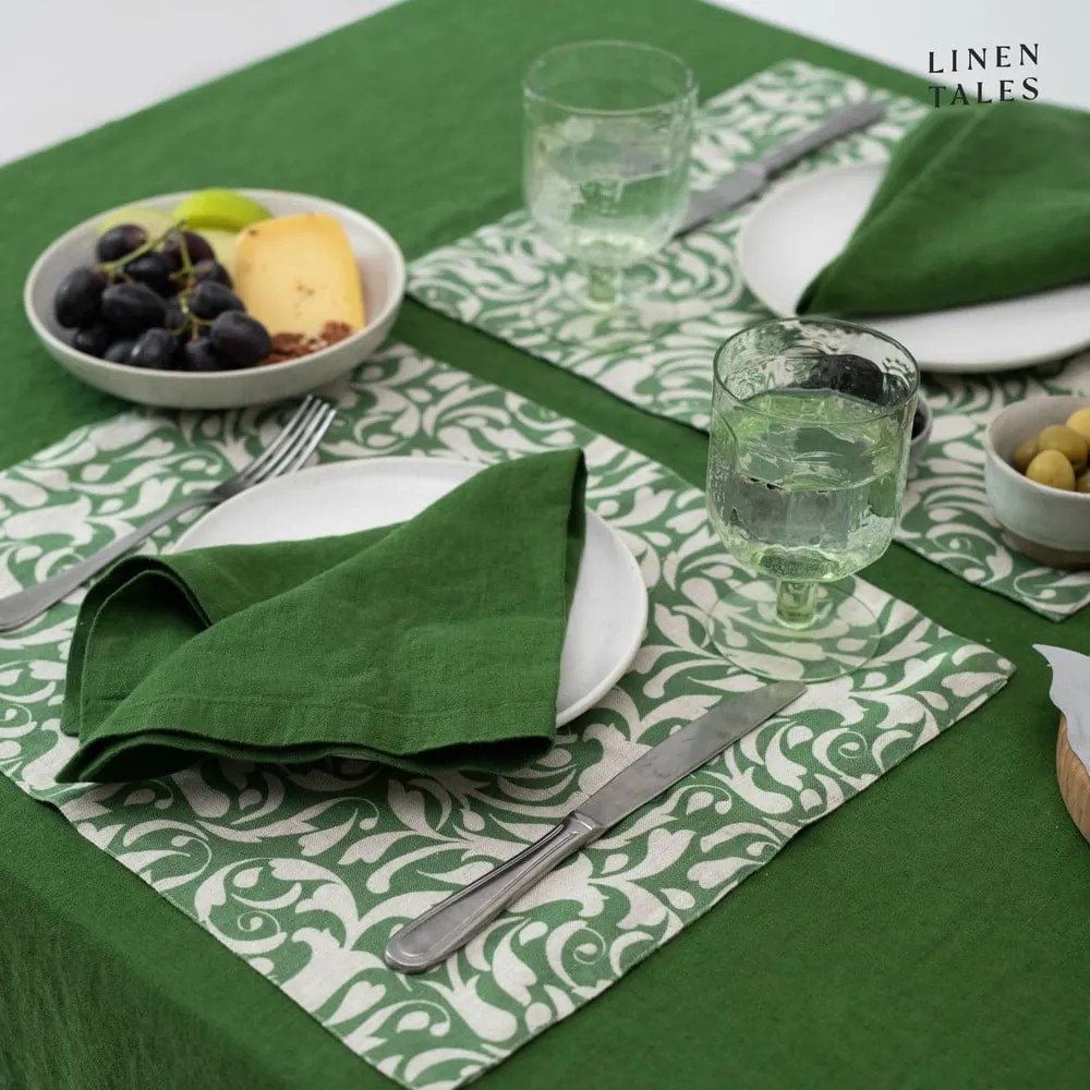 Lněný ubrus 140x250 cm True Green – Linen Tales