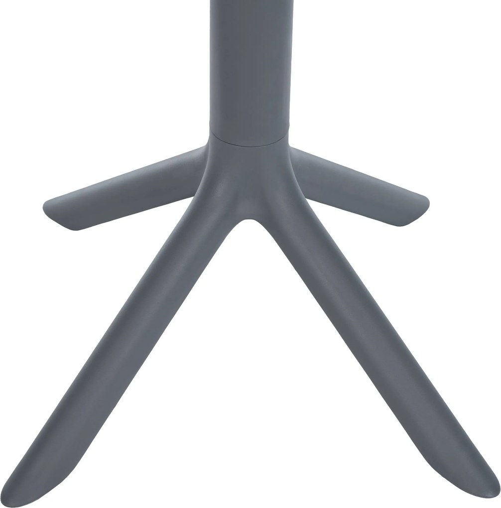 Stůl Lacota kulatý 60 cm – antracitová