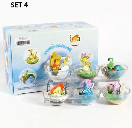 Sady 6 ks pokémonů v pokeballu terrarium Sada: Sada 4, Varianta: s krabicí