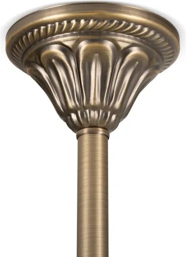 BRILAGI - Lustr na tyči DAHLIA 3xE27/40W/230V pr. 37 cm mosaz