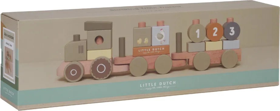 Little Dutch Dřevěný vláček traktor Farma