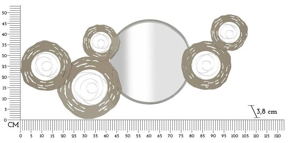 Kovová nástěnná dekorace 106x48 cm Hop – Mauro Ferretti