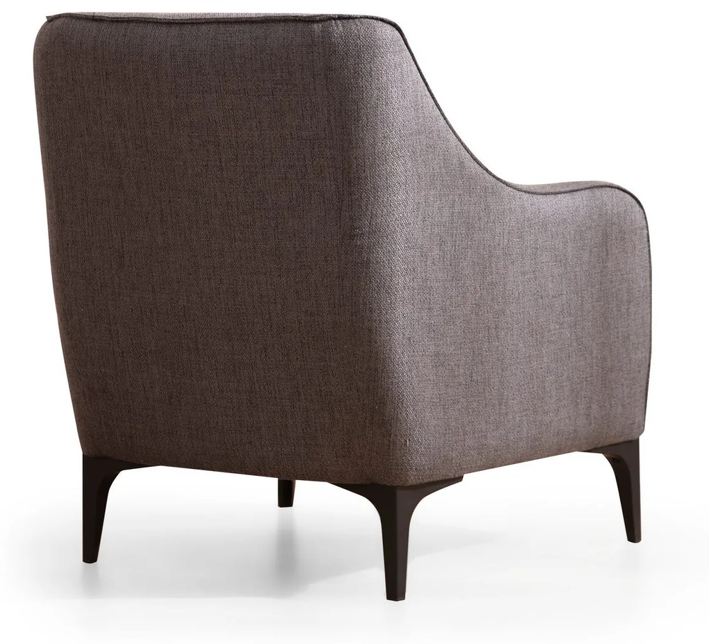 Atelier del Sofa Křeslo Belissimo - Dark Grey, Tmavá Šedá