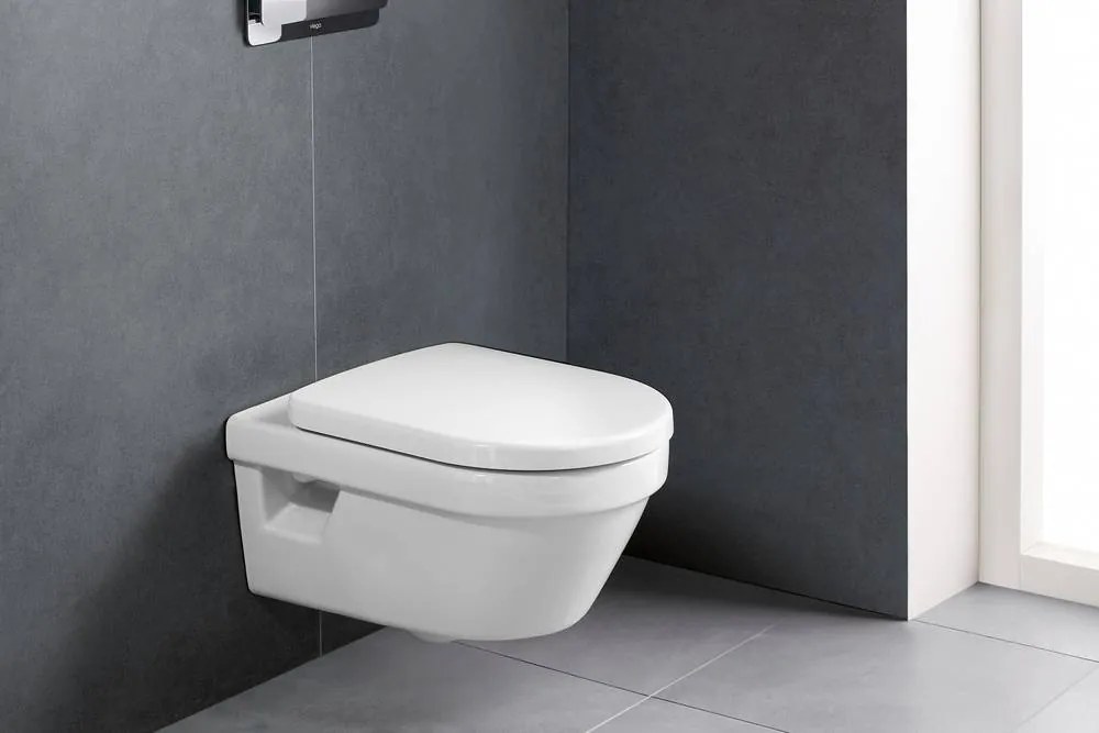 VILLEROY & BOCH Villeroy &amp; Boch ARCHITECTURA - WC mísa bezrámová, 530x370 mm, závěsný model, bílá Alpin CeramicPlus 5684R0R1