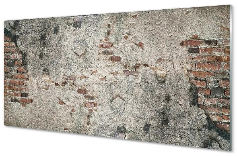 akrylový obraz Kamenná cihlová zeď 120x60 cm