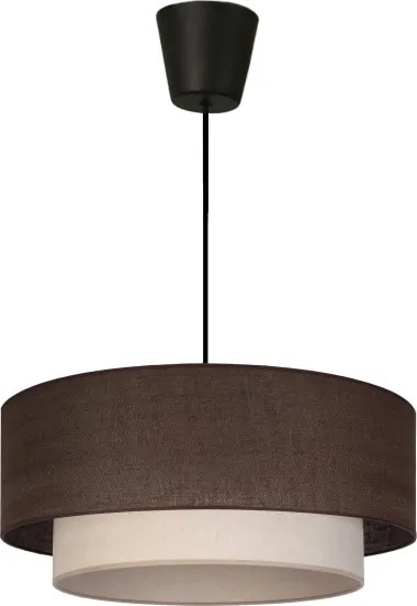 Brilagi - LED Lustr na lanku BOHO ECO 1xE27/10W/230V pr. 40 cm hnědá/krémová