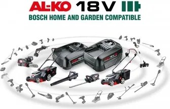 AL-KO 38.1 Li Easy 18V SET - akumulátorová sekačka (s 2x4 Ah akumulátory a nabíječkou)