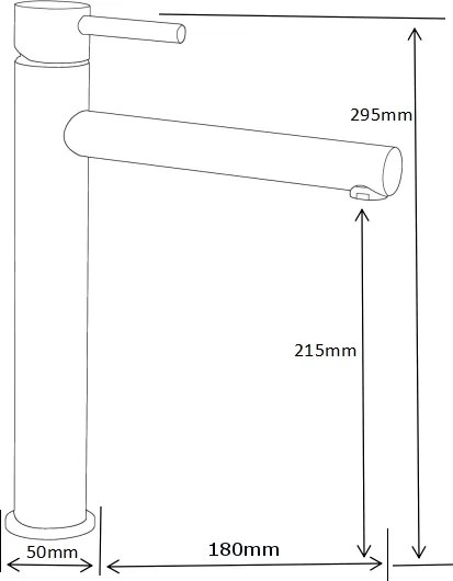 MEXEN ELBA baterie umyvadlová, vysoká, chrom 74110-00 - MEXEN