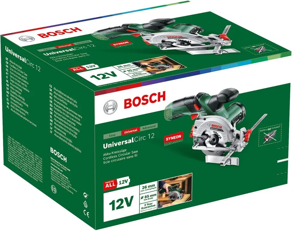 Aku okružní pila Bosch UniversalCirc 12 06033C7003