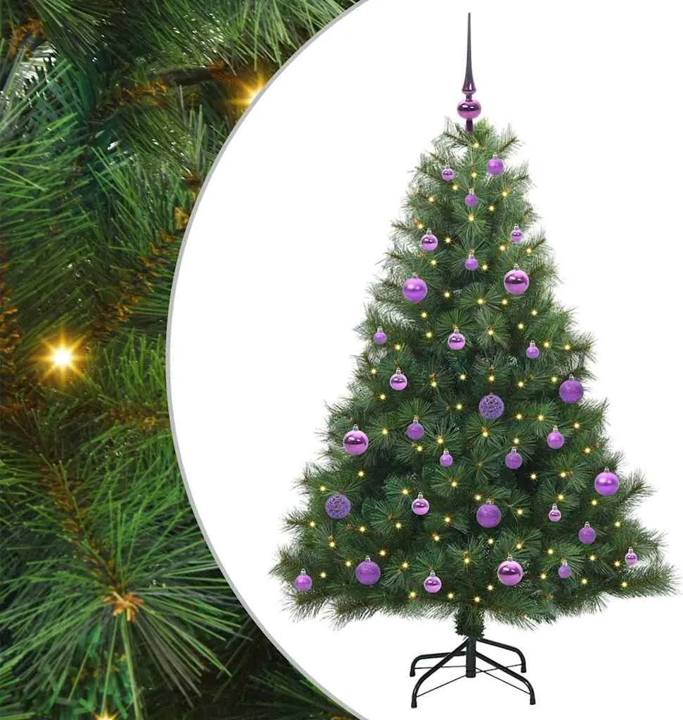Umělý vánoční stromeček s stojanem Zelená 150 cm PE a PVC 3397776