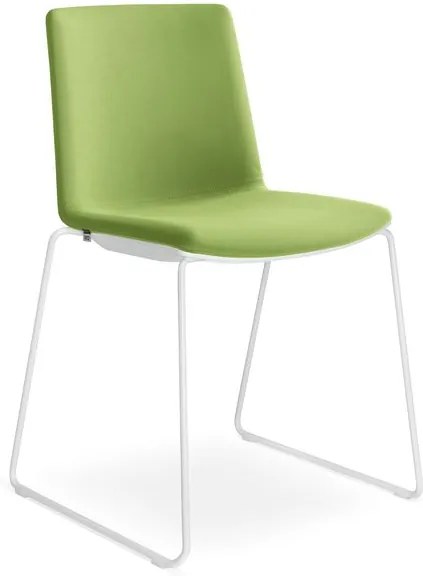 Jednací, konferenční židle SKY FRESH 045-N0, kostra bílá