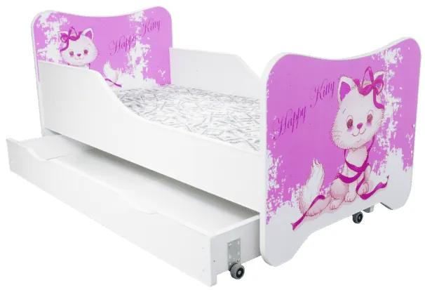 Dětská postel s úložným prostorem 140x70