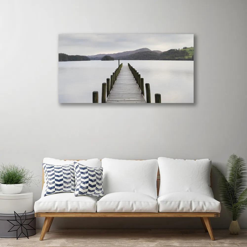 Obraz na plátně Moře Most Architektura 120x60 cm