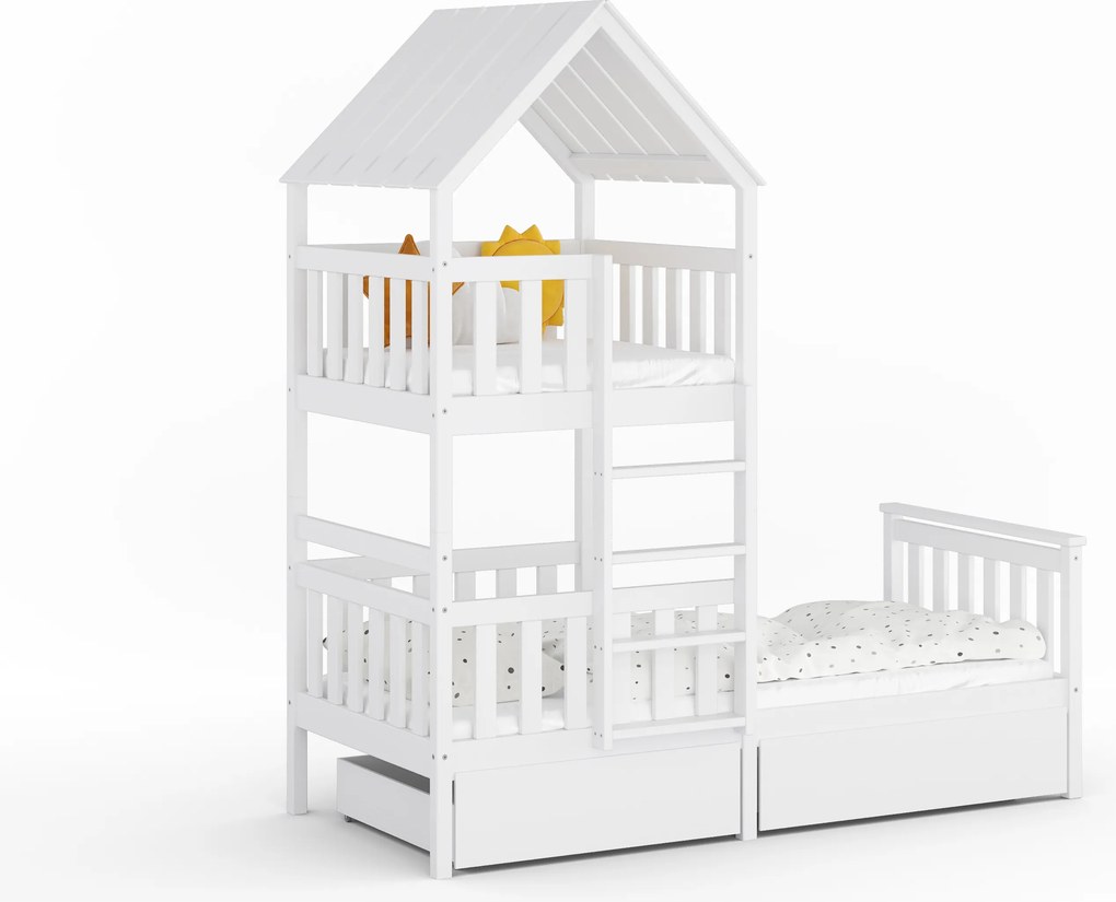 Rkids | Patrová postel Villo Bílá