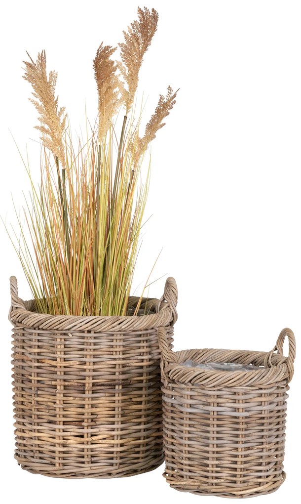 House Nordic Set 2 proutěných květináčů GILI 4401131