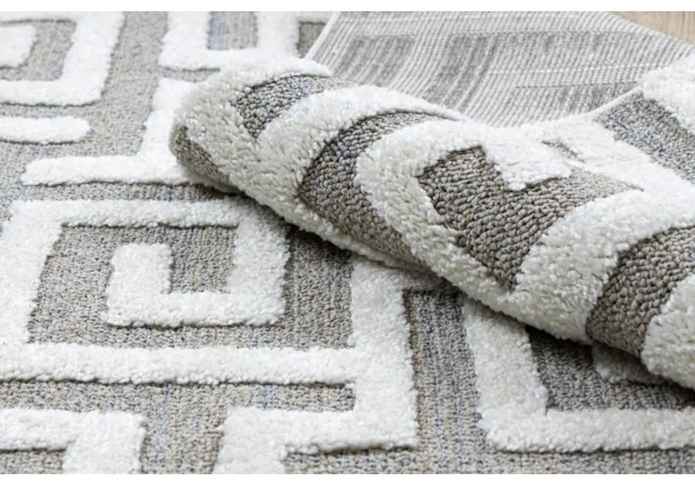Kusový koberec Labyrint šedý 160x220cm