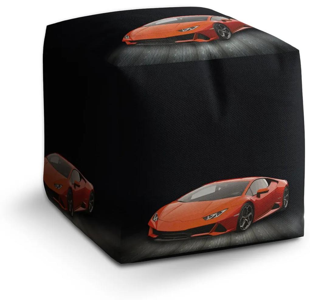 Sablio Taburet Cube Sportovní auto 1: 40x40x40 cm