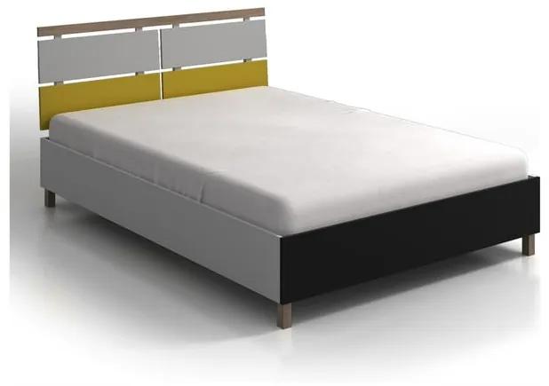 Dvoulůžková postel z borovicového a bukového dřeva s úložným prostorem SKANDICA Vaxholm, 160 x 200 cm