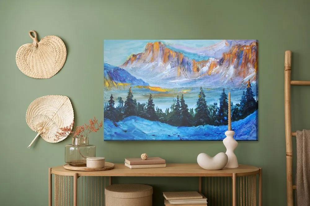 Obraz Krajina Pohoří Colorado Nedostatek Nedostatek Plátno Canvas 70x50