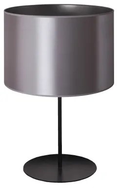 Duolla - Stolní lampa CANNES 1xE14/15W/230V pr. 20 cm stříbrná/černá