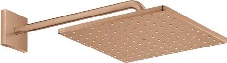 Hlavová sprcha GROHE Rainshower Cube na stěnu včetně sprchového ramena kartáčovaný Warm Sunset 26564DL0