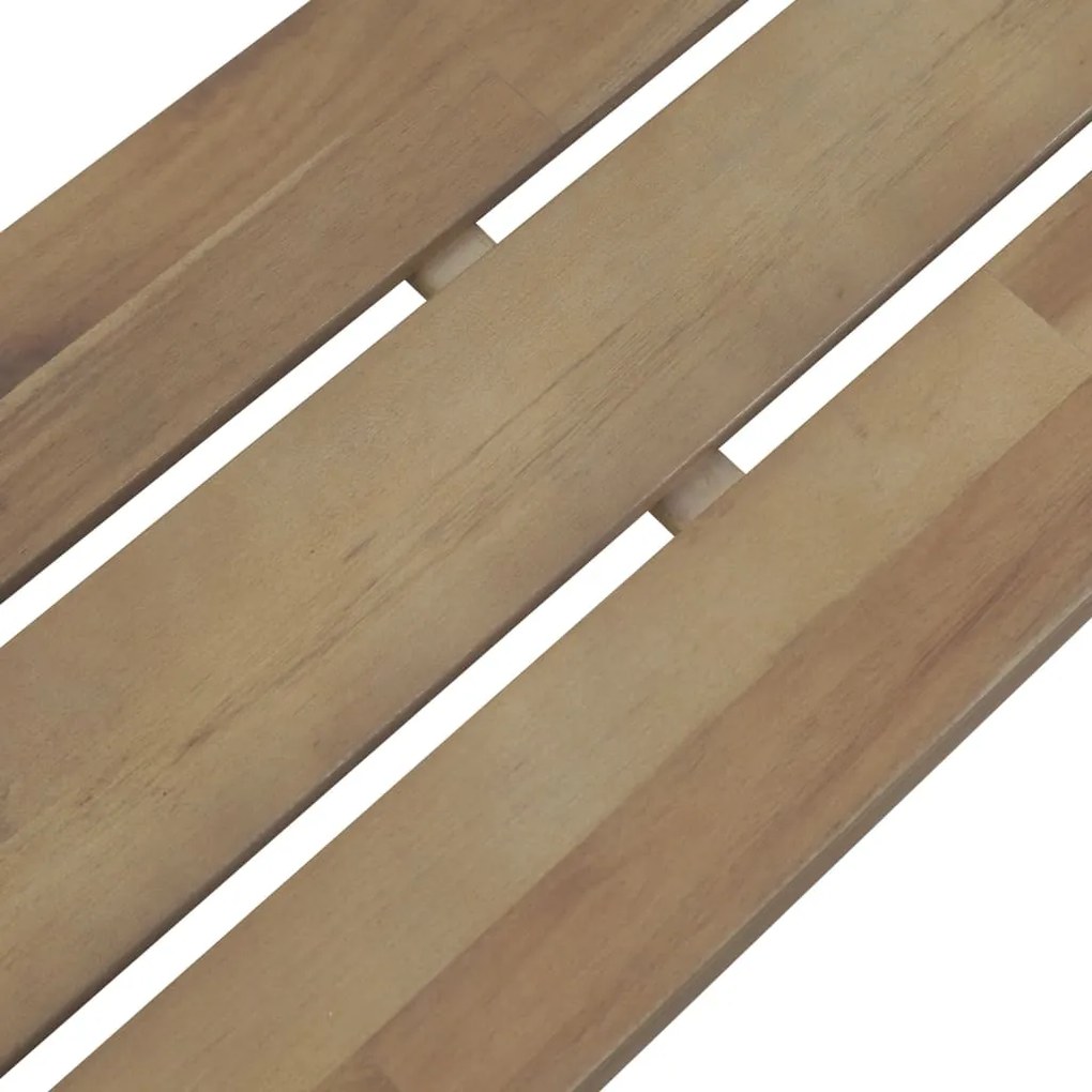 Zahradní Lavice 120 Cm Masivní Akáciové Dřevo