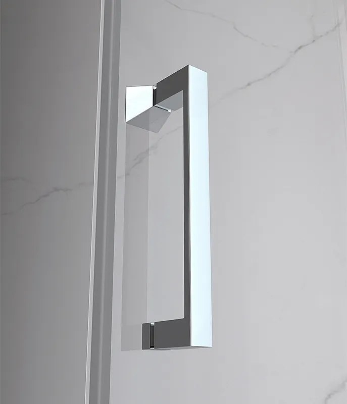 BPS-koupelny Obdélníkový sprchový kout HYD-OK02C 110x80 chrom/transparent - bez vaničky