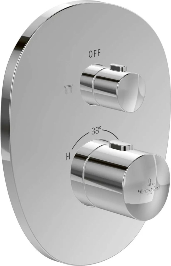 Villeroy & Boch Antao - Termostatická sprchová baterie pod omítku, s tělesem, chrom TVS11100500061