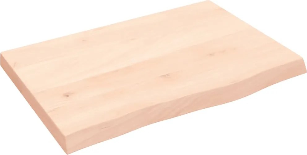 Koupelnová deska 60x40x(2-4) cm neošetřené masivní dřevo 3156009