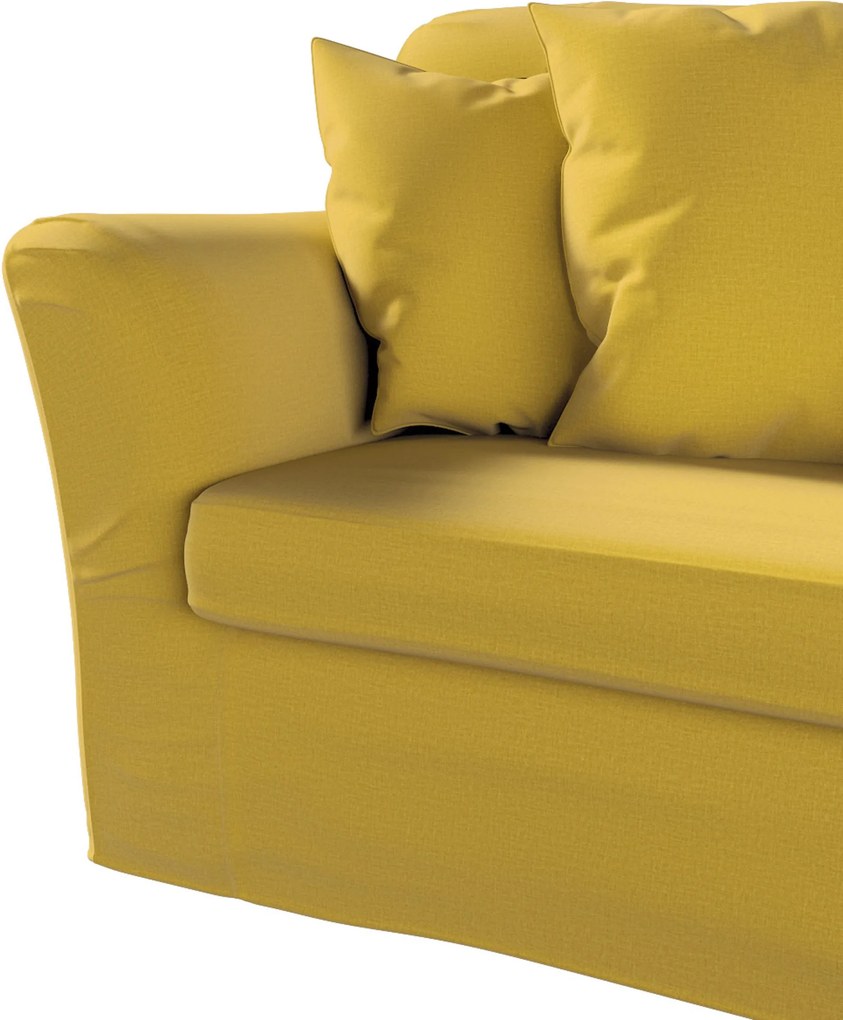 Potah na pohovku IKEA Tomelilla rozkládací barva žlutá látka sametová