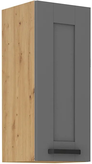Kuchyňská skříňka LUNA 30 G-72 1F korpus: dub artisan, barva dvířek: šedá DUST