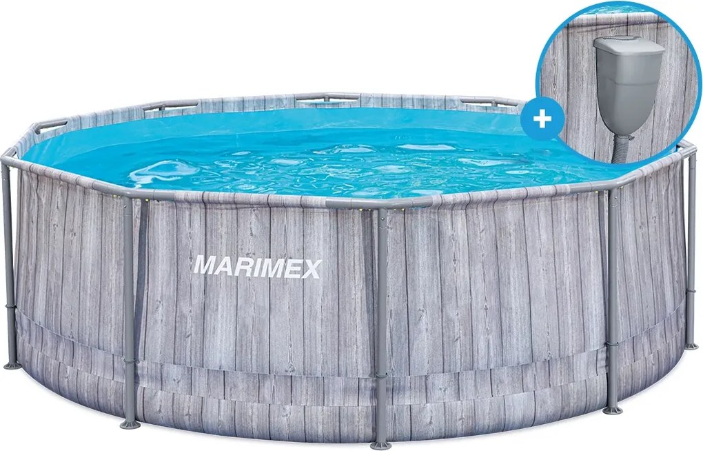 Marimex | Bazén Marimex Florida 3,05x0,91 m se zabudovaným skimmerem - ŠEDÉ DŘEVO | 10340316