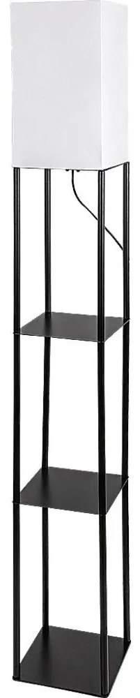 Brilagi - Stojací lampa s poličkami GRADUS 1xE27/40W/230V 150 cm černá/bílá 63018