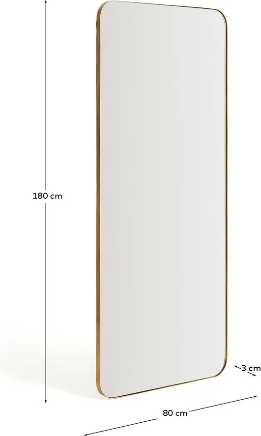 Nástěnné zrcadlo 80x180 cm Marco – Kave Home