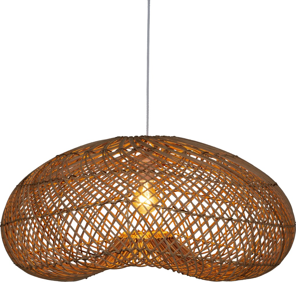 Ratanové stropní svítidlo, Ø 68 cm