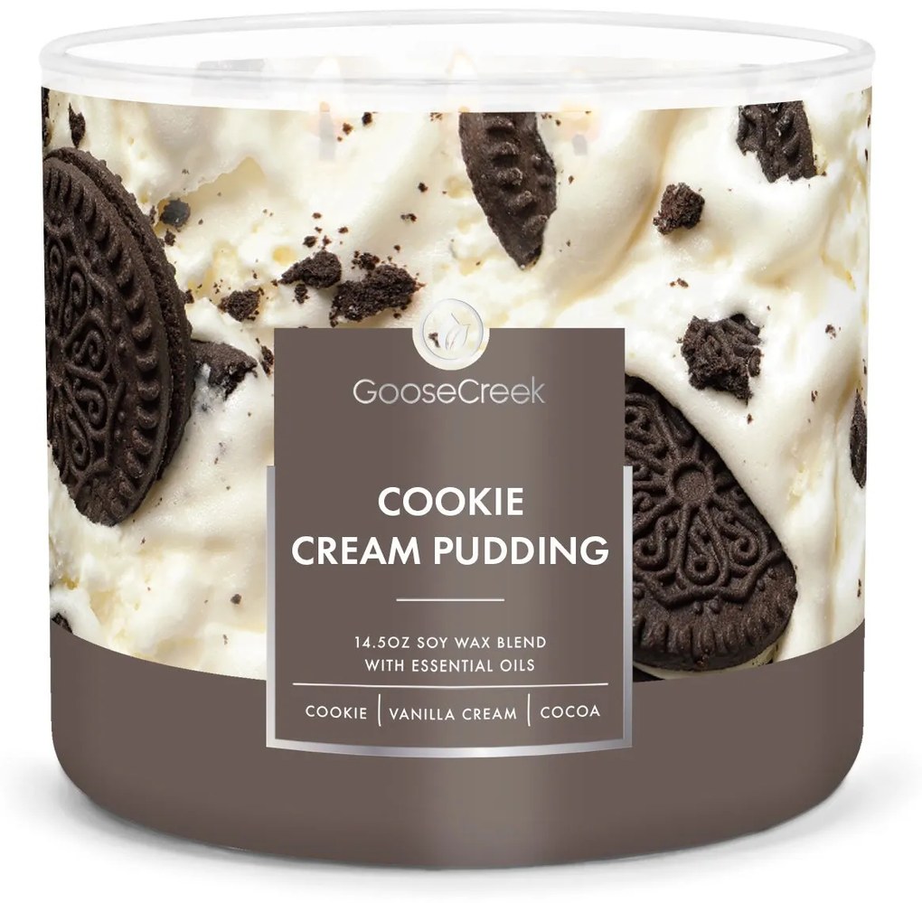 Goose Creek Candle svíčka Cookie Cream Pudding, 411 g