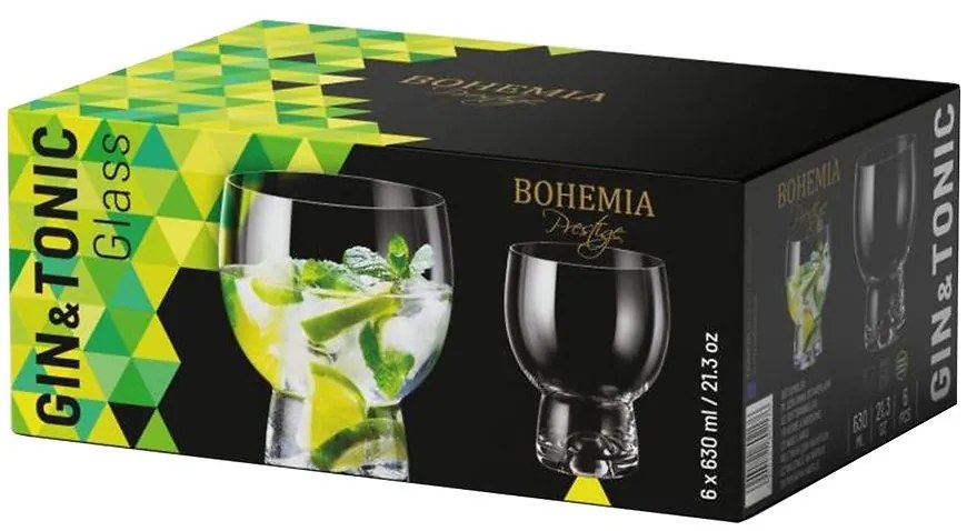 Bohemia prestige sklenička gin tonic 630ml 6 ks 802176