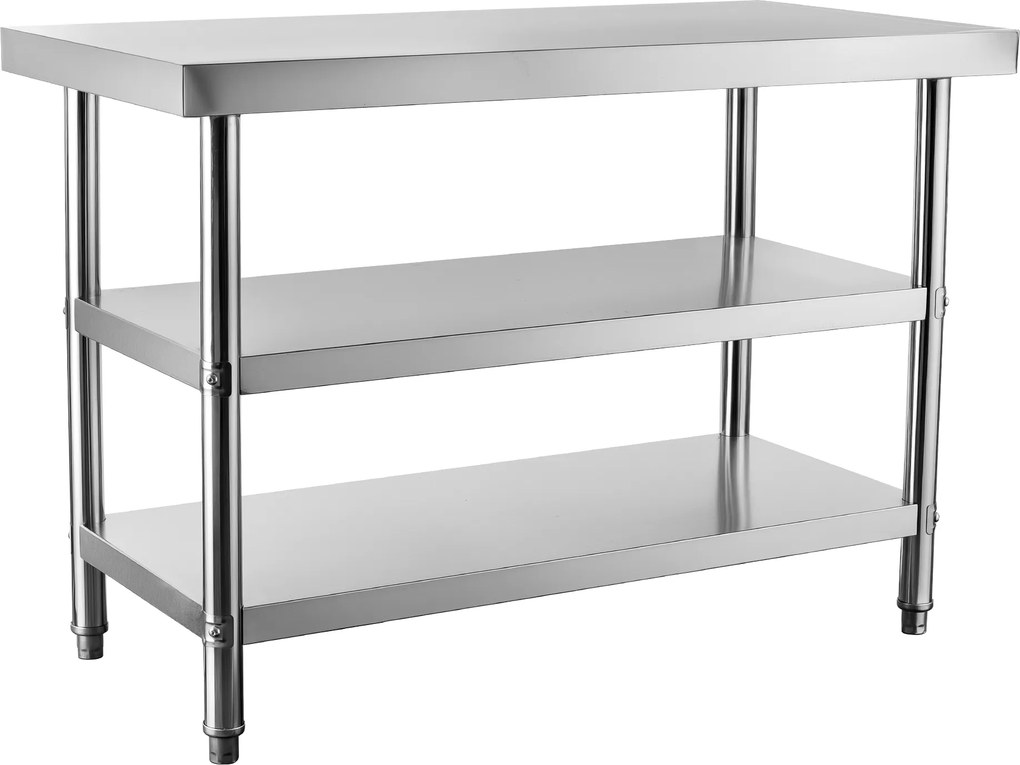 Stůl Wiltec – 120 × 60 × 85 cm (61840)