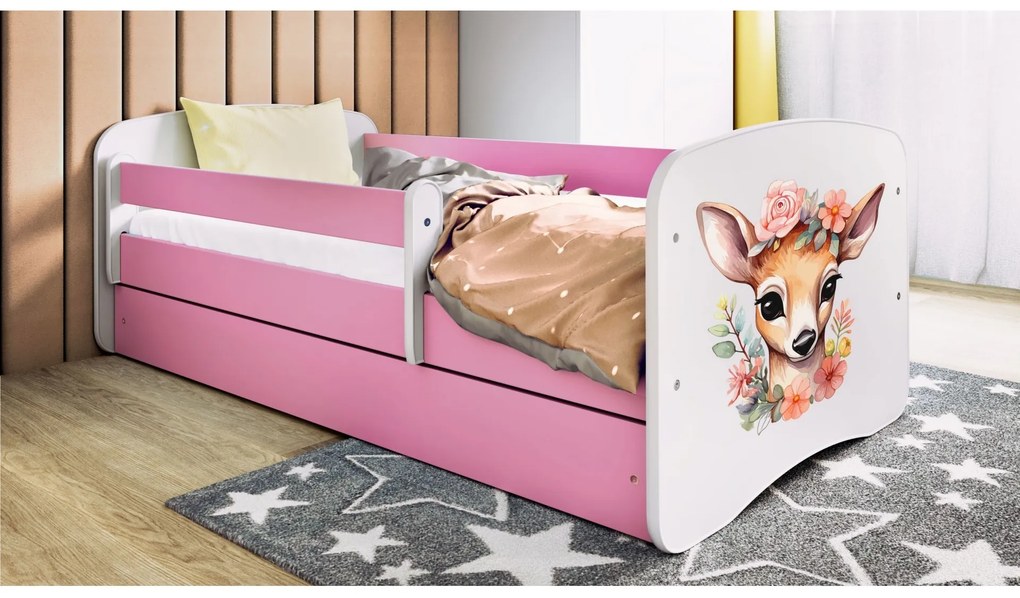 Dětská postel Babydreams Koloušek růžová