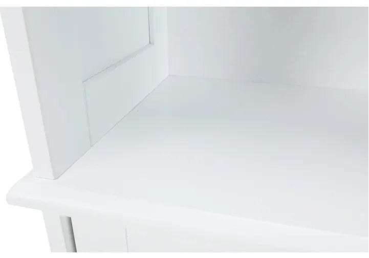 Bílá vysoká koupelnová skříňka ATENE TYP 1