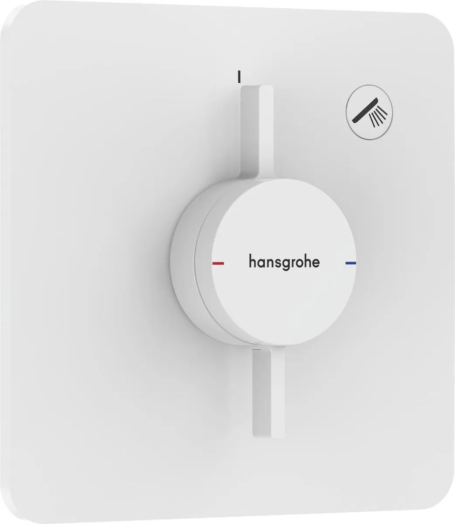Hansgrohe DuoTurn Q, baterie pod omítku pro 1 spotřebič, bílá matná, HAN-75614700