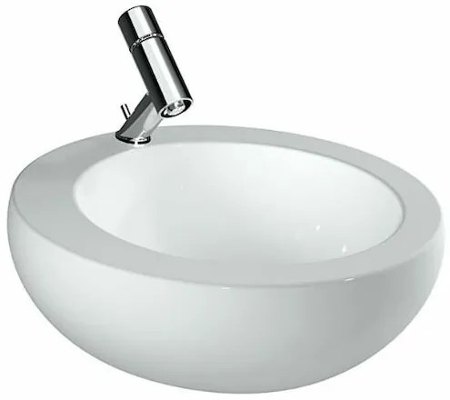 Umyvadlo na desku Laufen Alessi One 52x52 cm otvor pro baterii uprostřed H8189714001041