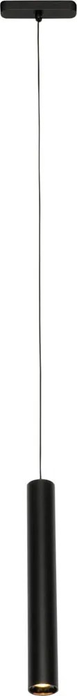 Moderní černé závěsné svítidlo pro 1-fázový kolejnicový systém 4,5W 3000K - Magnetic Cassie