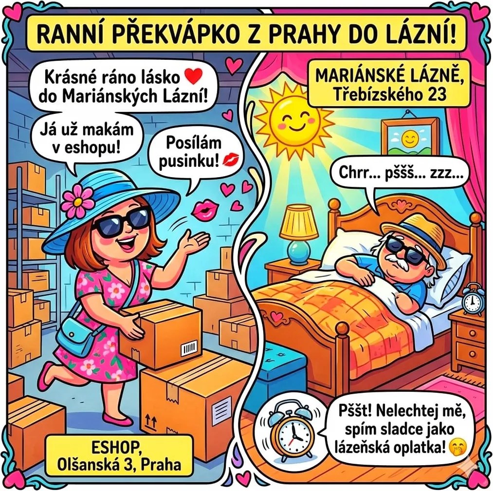 Srdcem darované Veselá osobní ilustrace na přání – Tištěný plakát A3 Varianta grafického zpracování:: Pin Up