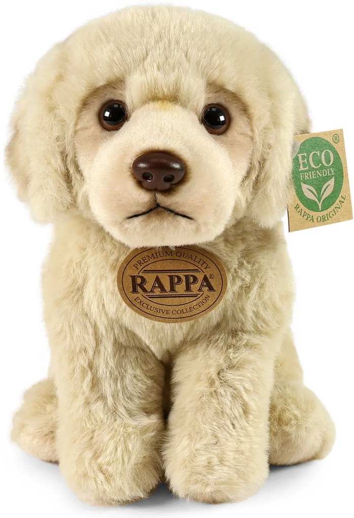 Rappa plyšový pes labrador sedící 23 cm, eco-friendly , soft collection