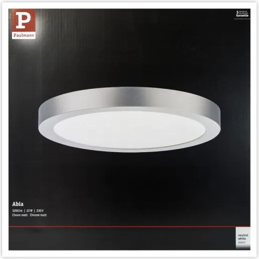 Paulmann 71023 - LED/22W Stropní svítidlo ABIA 230V matný chrom