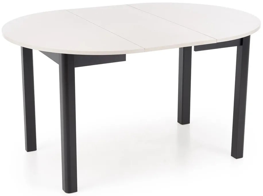 Rozkládací jídelní stůl Ringo 102/142 cm kašmírový/černý